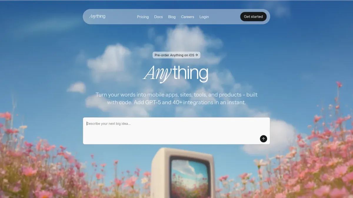 Create Anything (Anything AI App Builder): avis honnête ...